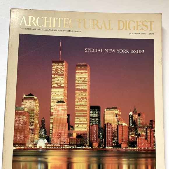 Design | Rare 1992 Nyc Twin Towers Edition Ad Magazine | Poshmark